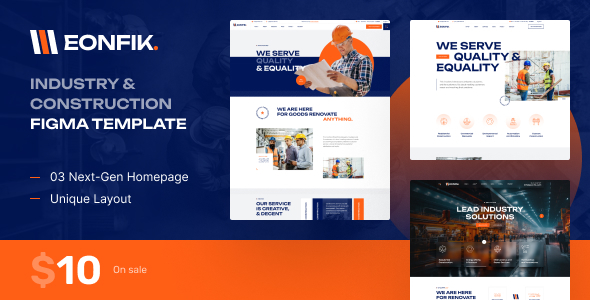 Eonfik - Construction & Factory Figma Template by modinatheme | ThemeForest