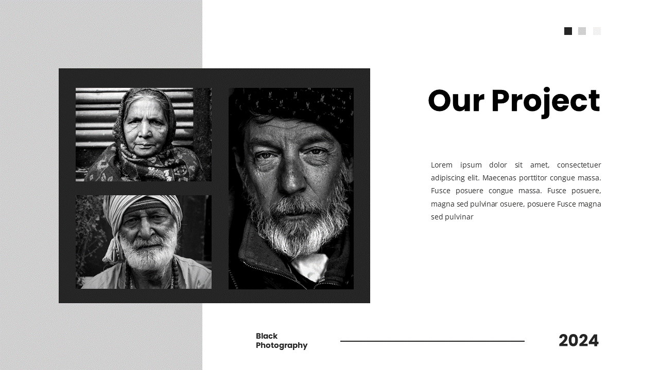 Black - Photography Google Slide Templates, Presentation Templates