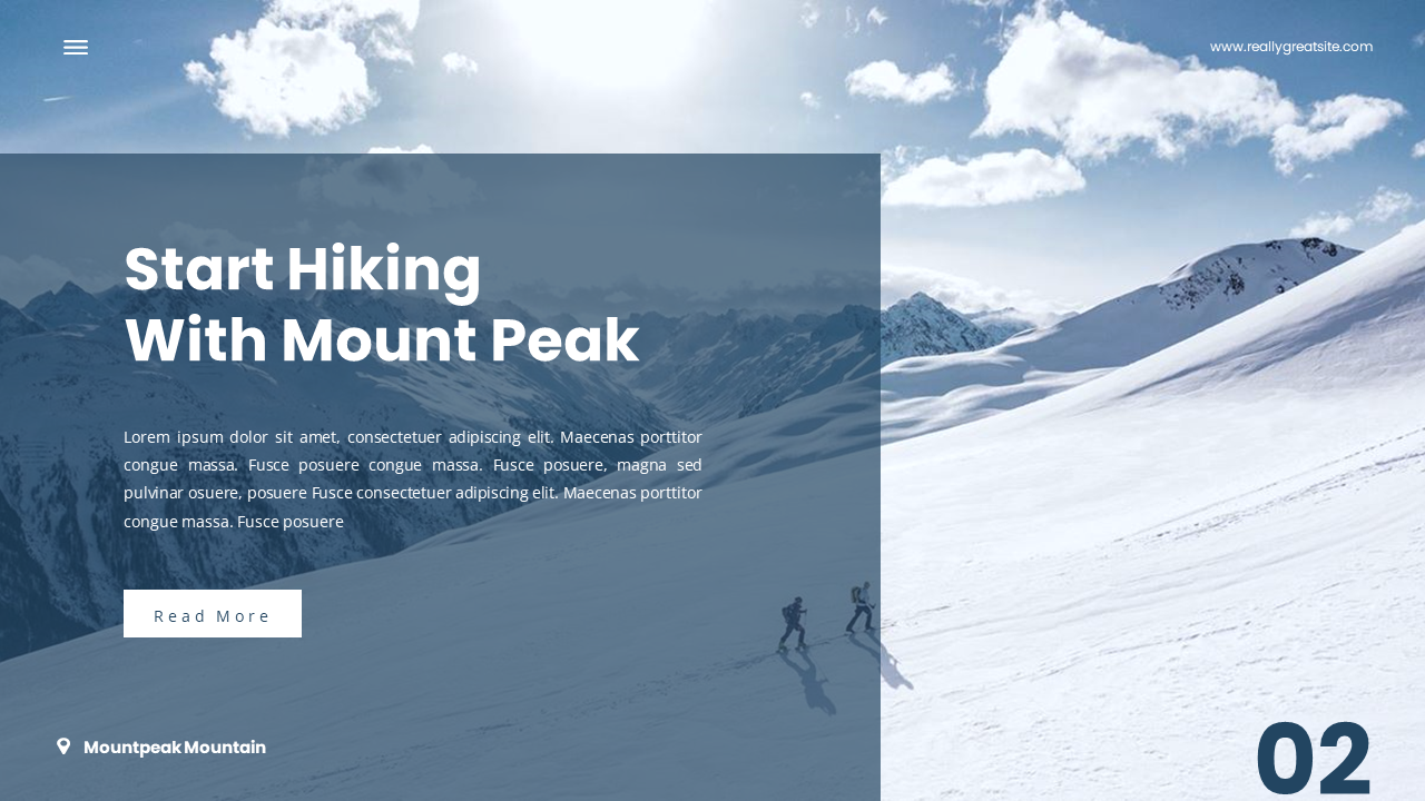 Mount Peak - Mountain Powerpoint Templates, Presentation Templates
