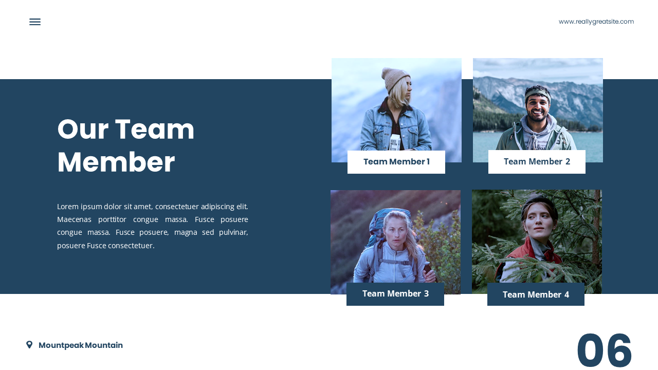 Mount Peak - Mountain Powerpoint Templates, Presentation Templates