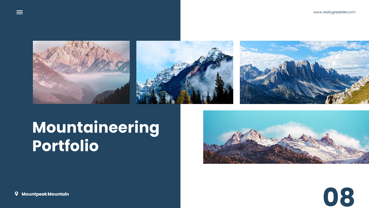 Mount Peak - Mountain Powerpoint Templates, Presentation Templates