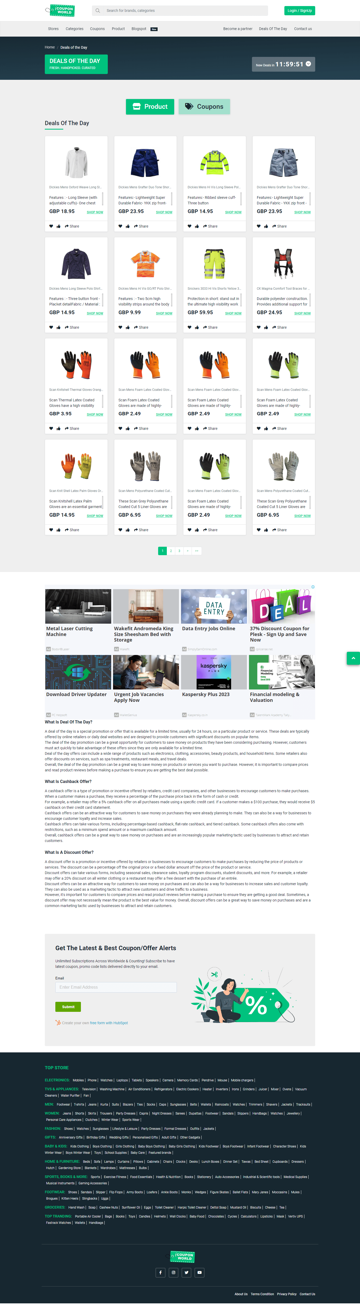 iCoupon - Coupon & Product Listing Website by Designcollection | CodeCanyon