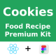 Cookies App ANDROID + IOS + FIGMA | UI Kit | ReactNative(CLI) | Food Recipe Premium App by ...