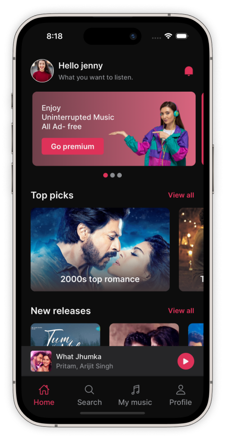 Online Music Streaming App | Music Player App | Music App | Ionic ...