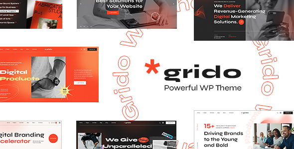 Grido - Creative Multipurpose WordPress Theme by WebGeniusLab | ThemeForest