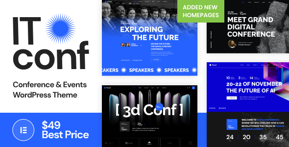 ITconf - Conference & Events WordPress Theme by WebGeniusLab | ThemeForest