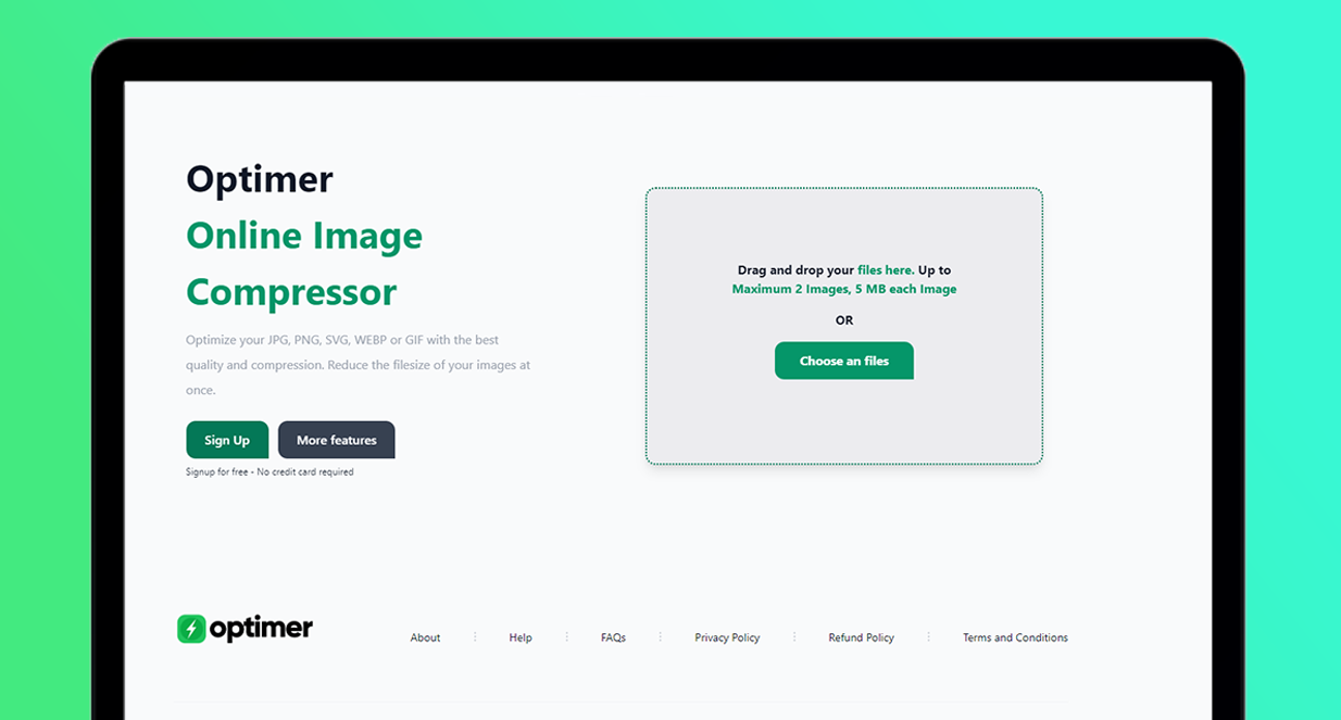 Optimer - Advanced Image Optimizer + Storage Platform | SAAS | PHP by nativecode