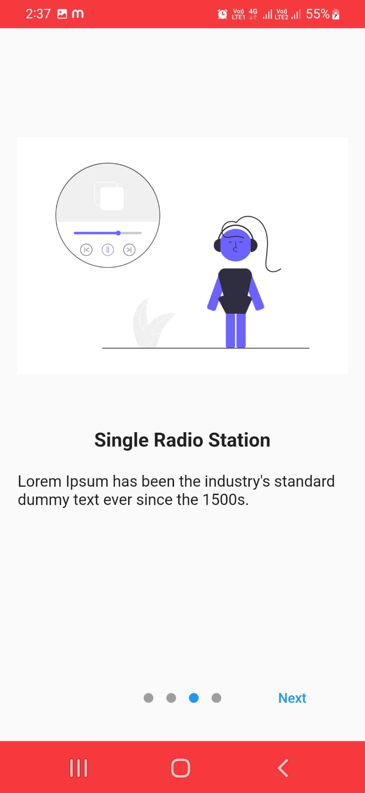 Alpha Radio || Single Radio Template || Flutter Template || Rady to use ...