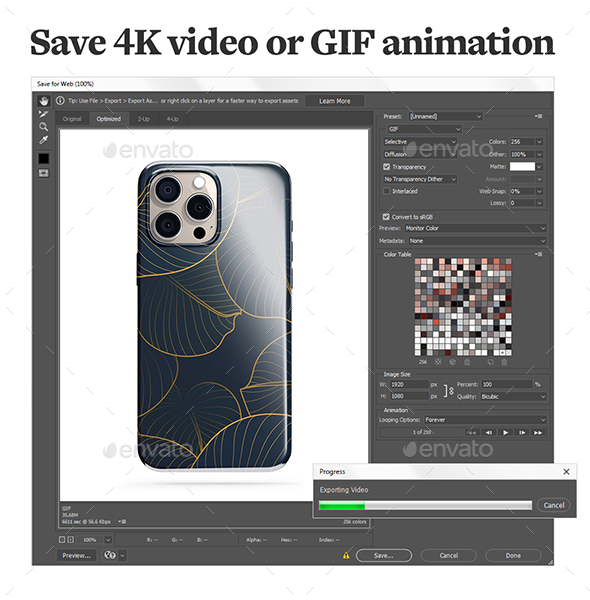 IPhone 15 Pro & 15 Pro Max Case Animated Mockup, Graphics | GraphicRiver