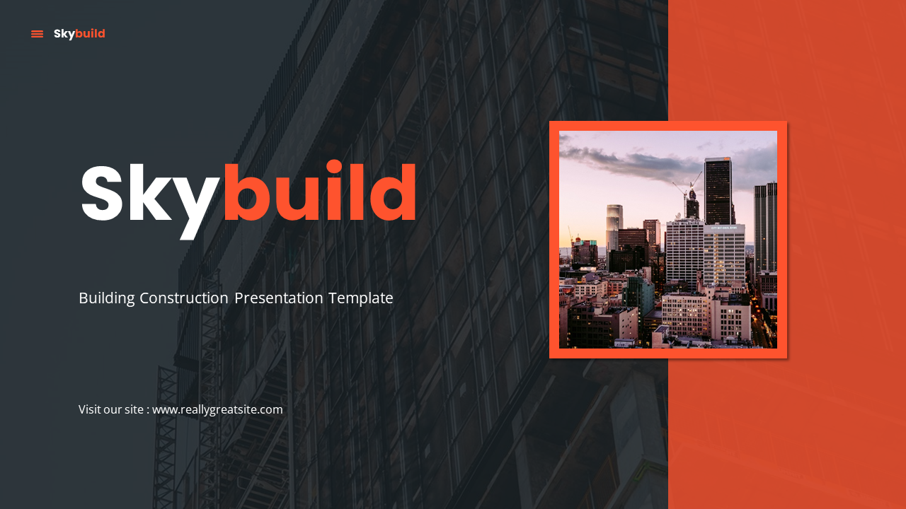 Skybuild - Construction Google Slide Templates, Presentation Templates