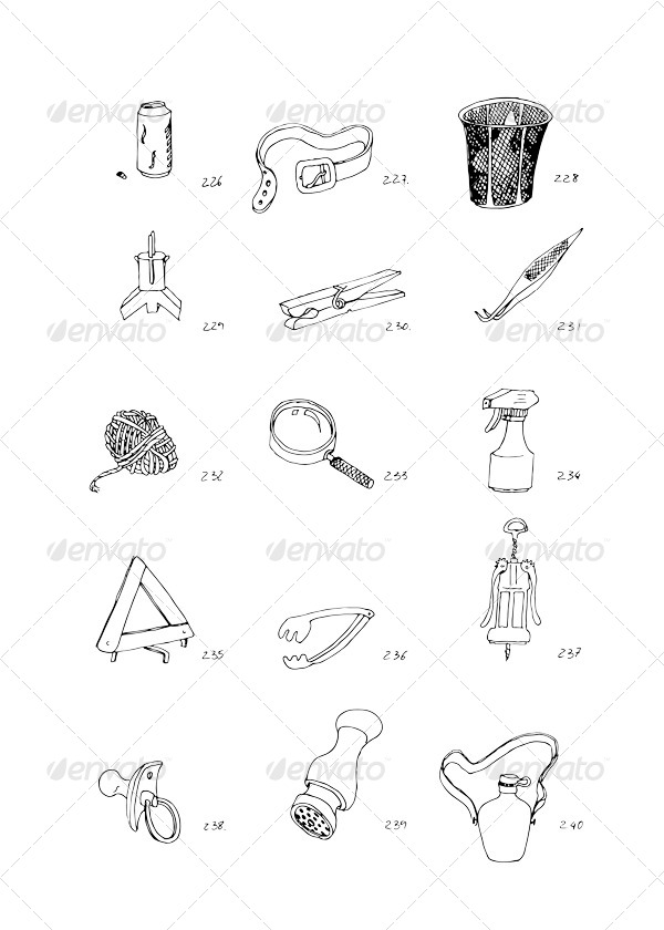 Hand Drawing Vol 02 by maroto77 | GraphicRiver