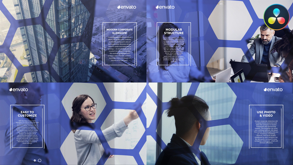 Corporate & Modern Slideshow for DaVinci Resolve, DaVinci Resolve Templates