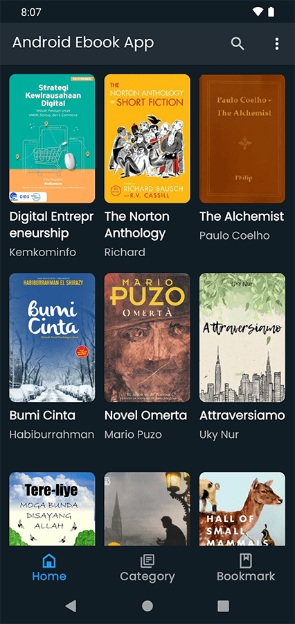 Android Ebook App by solodroid | CodeCanyon