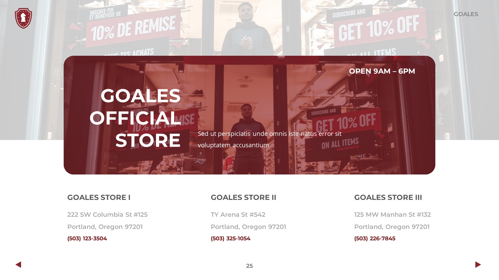 Goales - Football Soccer PowerPoint template, Presentation Templates