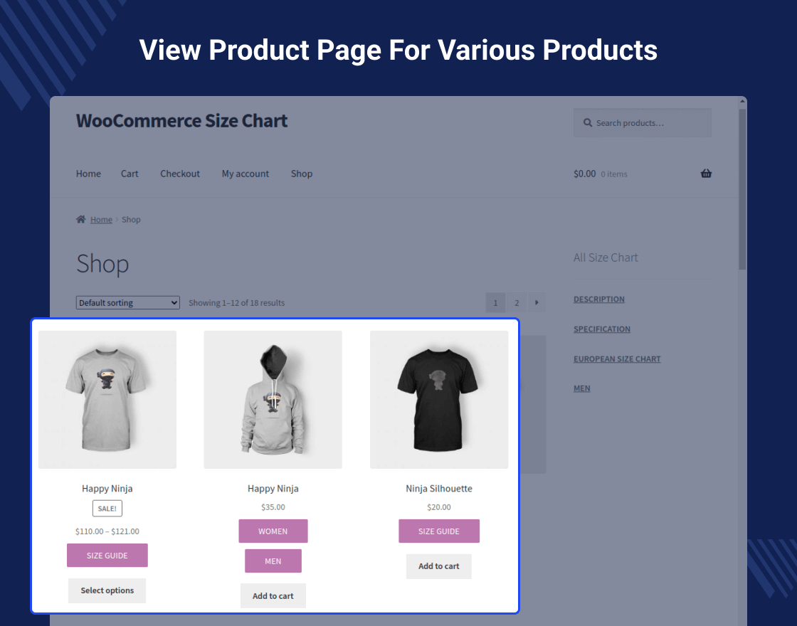 Product Size chart Plugin for WooCommerce by Webkul | CodeCanyon