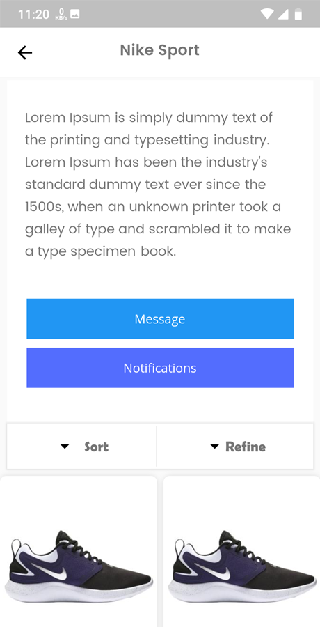 Treva Shop React Native ecommerce template in react native by JeffDeveloper