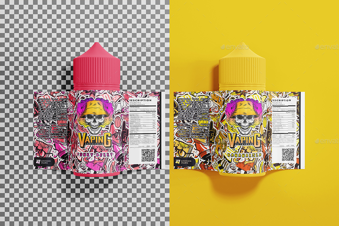 Vape Liquid Bottle Mockup, Graphics | GraphicRiver