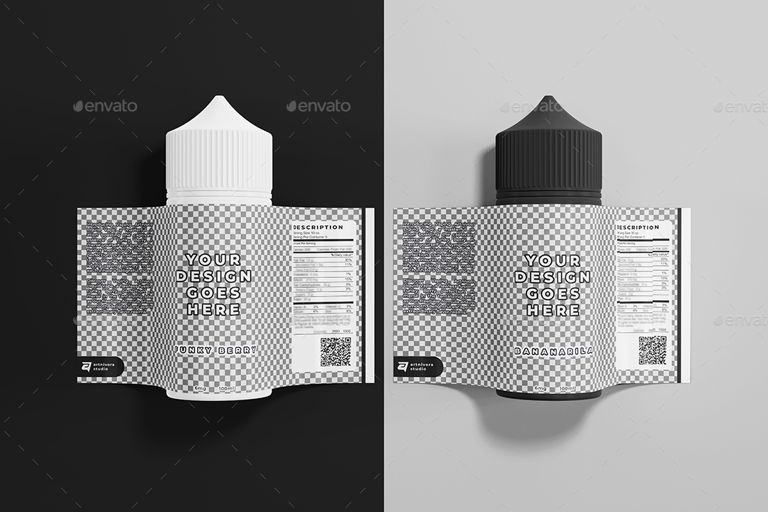 Vape Liquid Bottle Mockup, Graphics | GraphicRiver