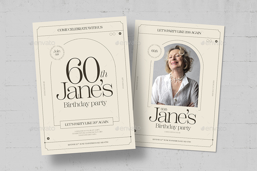 Birthday Flyer Template, Print Templates | GraphicRiver