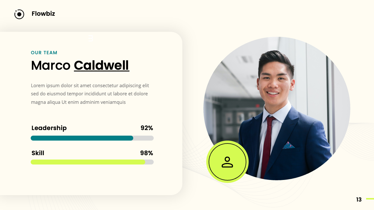 Flowbiz - Digital Marketing Keynote Template, Presentation Templates