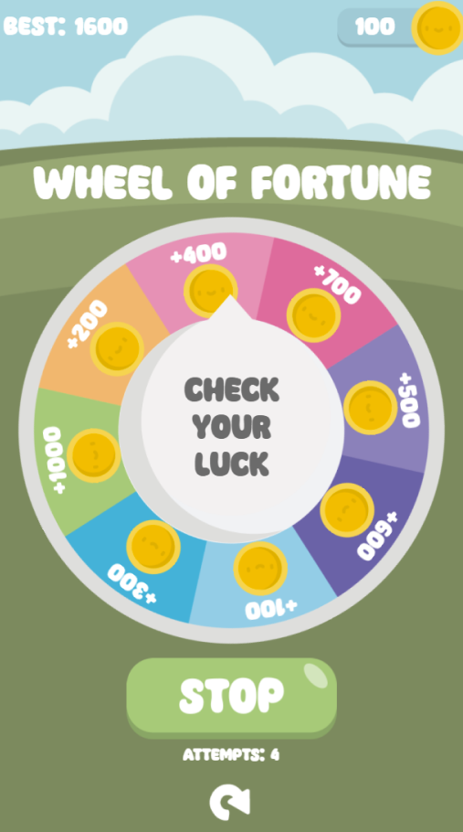 Wheel of Fortune (Coins). HTML5/Construct 3. Web and Mobile ready by ...