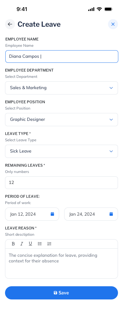 Cleverwise – HR Management App for Figma by merkulove | ThemeForest