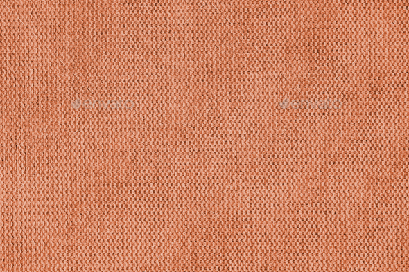 Textile Background, Orange Coarse Fabric Texture, Cloth Structure ...
