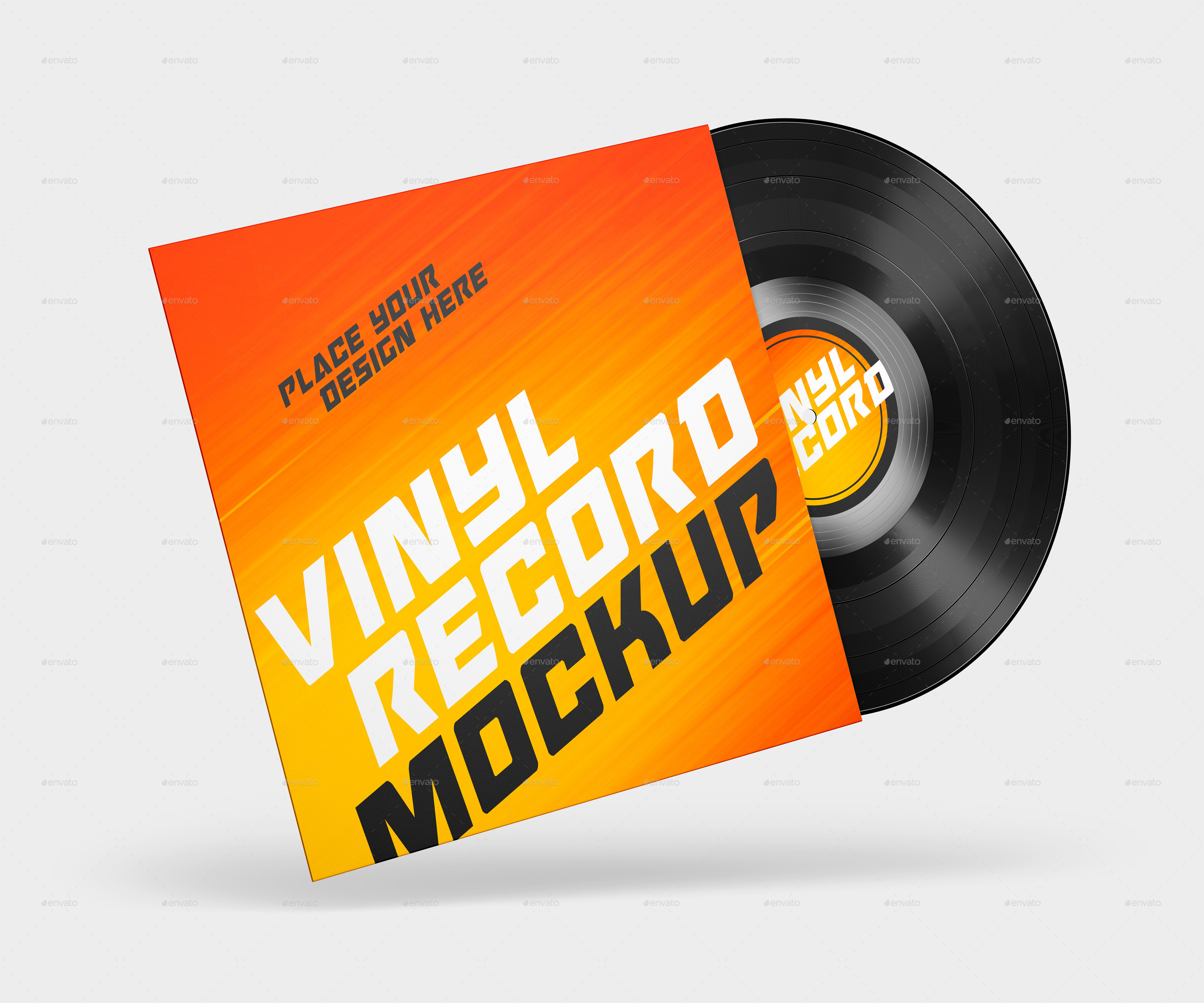 Vinyl Record Mockup Set, Graphics | GraphicRiver