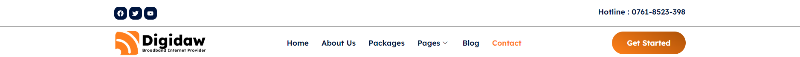 Digidaw - Broadband Internet Services Provider Elementor Template Kit ...