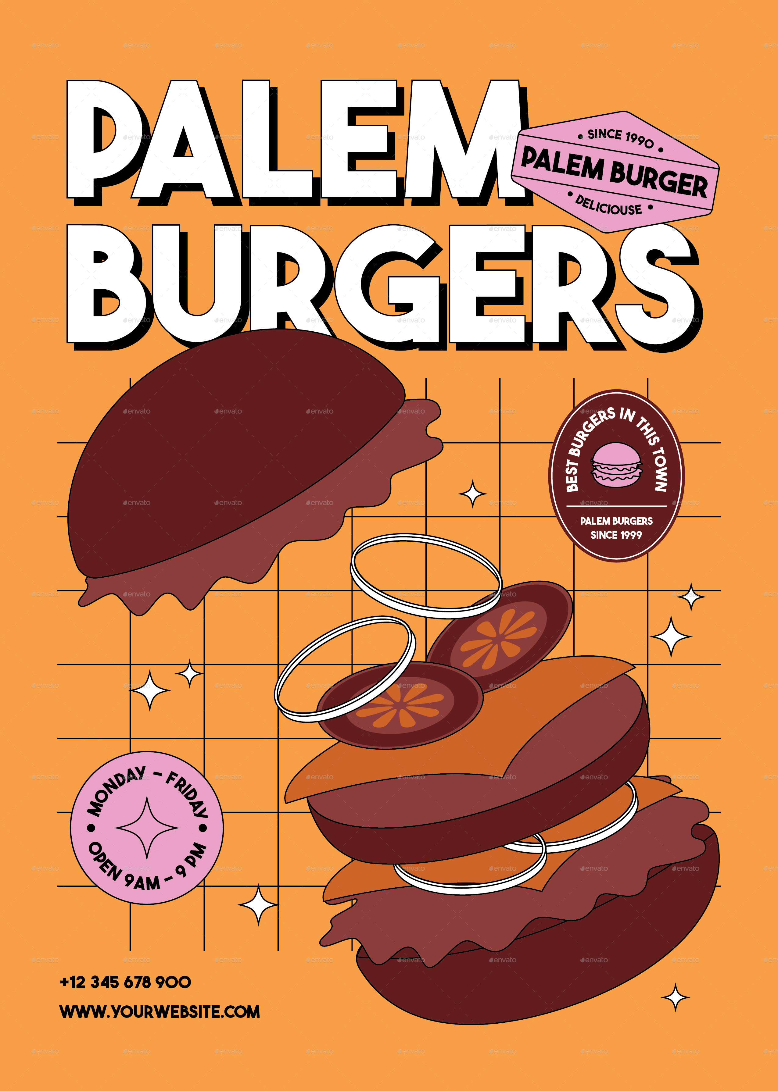 Classic Burger Menu, Print Templates | GraphicRiver