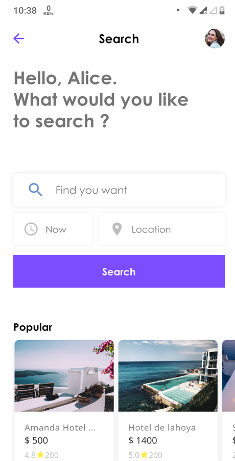 Flux Hotel booking app and Travel app in Flutter 3.0 hotel app by ...