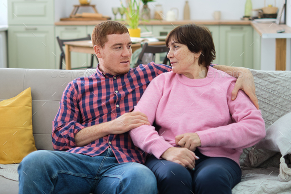 A mother's comforting presence is a forever home for her adult son, her ...