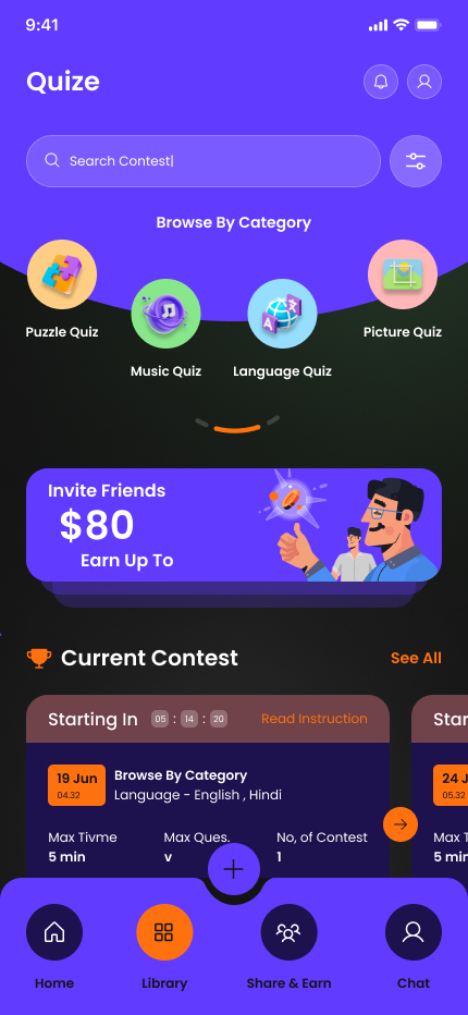 Quizio - Quiz App UI Kit Figma Template by pixelaxis | ThemeForest