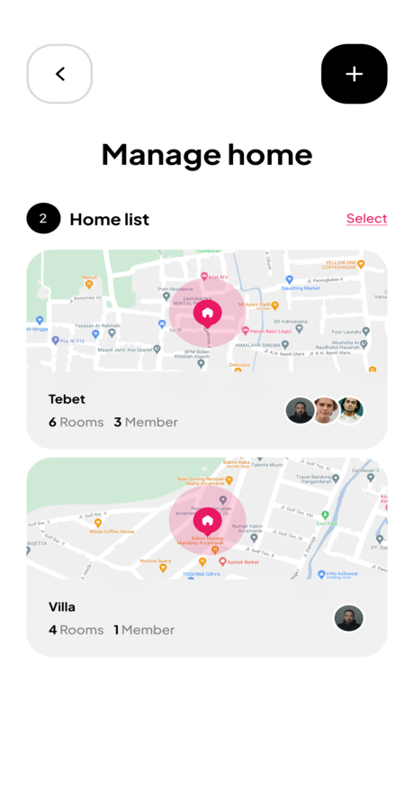 Smart Home App | UI Kit | React Native CLI | Figma FREE | HUIS by ...