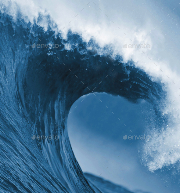 Blue Ocean Wave Stock Photo by photobalance | PhotoDune