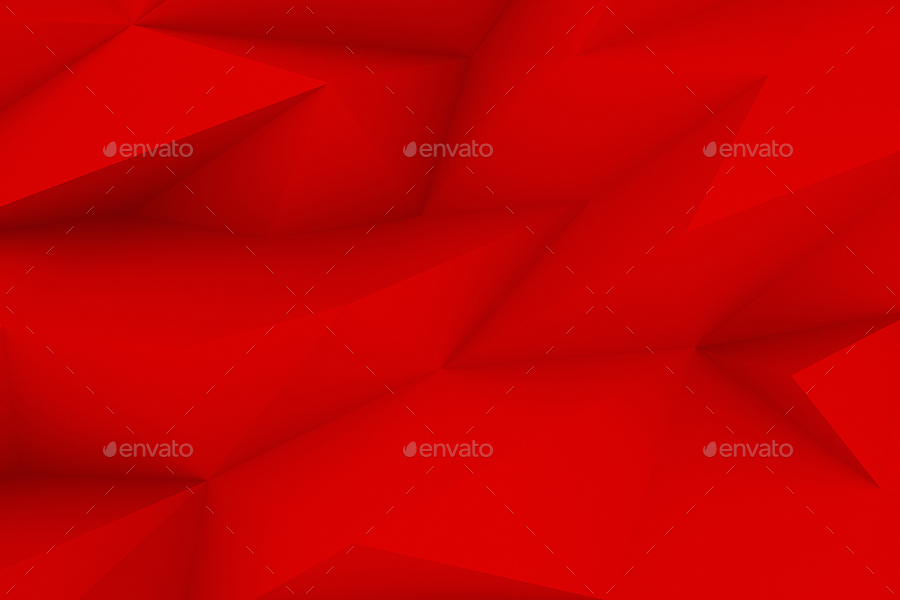 Red Polygon 3D Backgrounds, Graphics | GraphicRiver