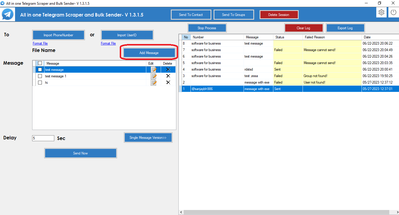 Telegram Channel Scraper and member Adder by bhansalisoft | CodeCanyon