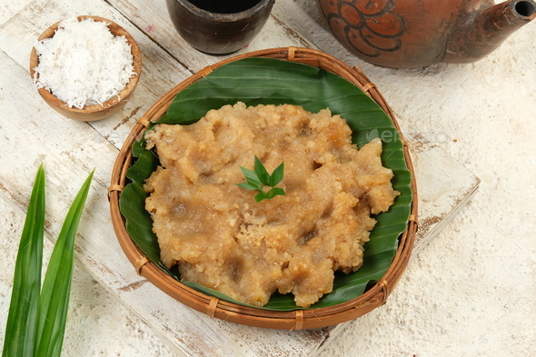 Tiwul is Indonesian traditional food Stock Photo by edgunn36 | PhotoDune