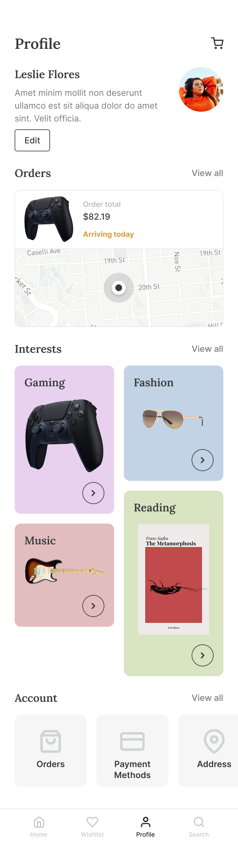 Habitual E-Commerce App UI Kit by Edilson_Matola | CodeCanyon