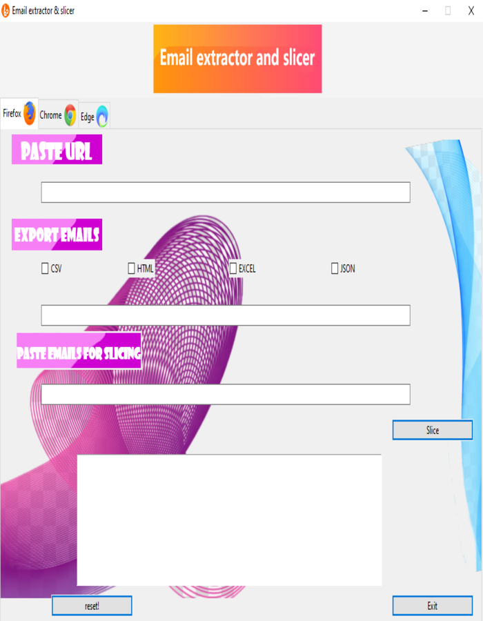 Emails extractor and slicer-the optimal tool for extracting emails and ...