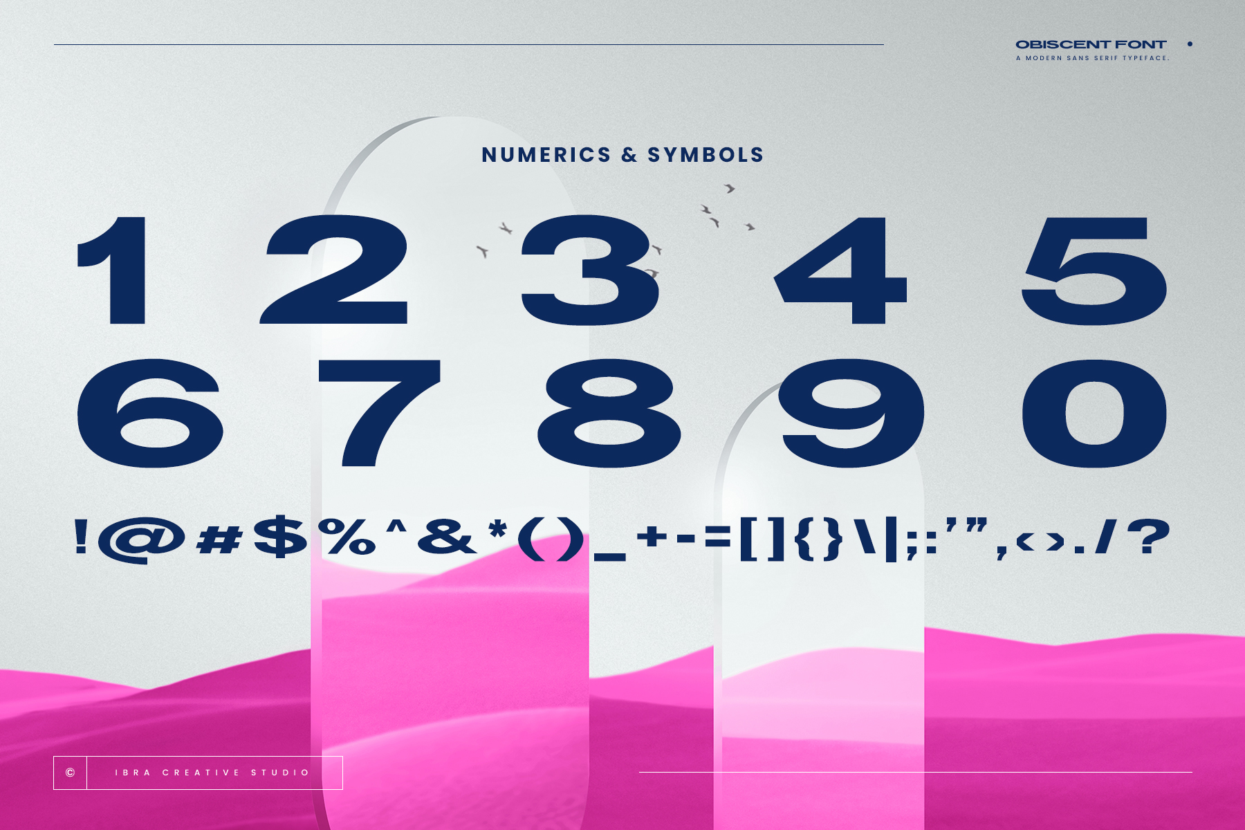 Obiscent - A Modern Sans Serif Typeface, Fonts | GraphicRiver