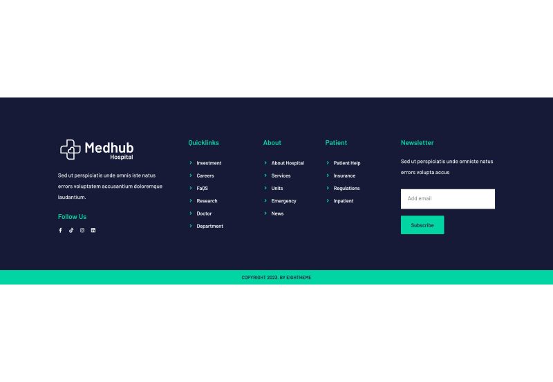 MedHub - Hospital & Medical Elementor Template Kit by Design_8 ...