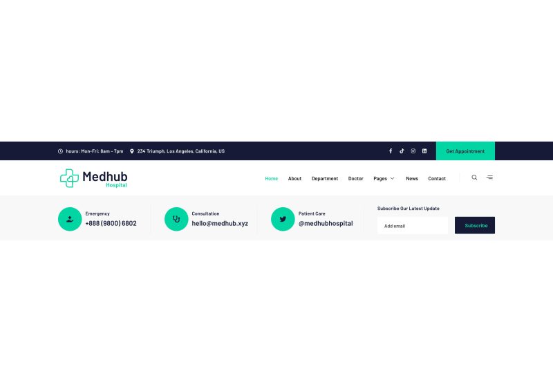 MedHub - Hospital & Medical Elementor Template Kit by Design_8 ...