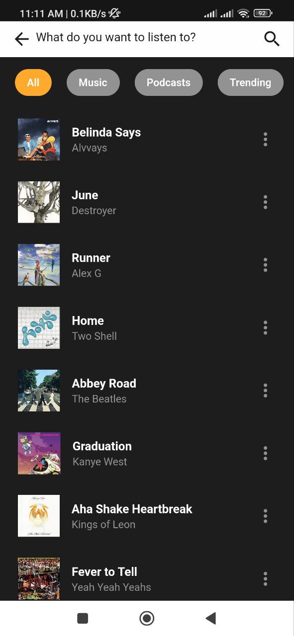 Nada - Music and Podcast Flutter UI Kit by BisDig | CodeCanyon
