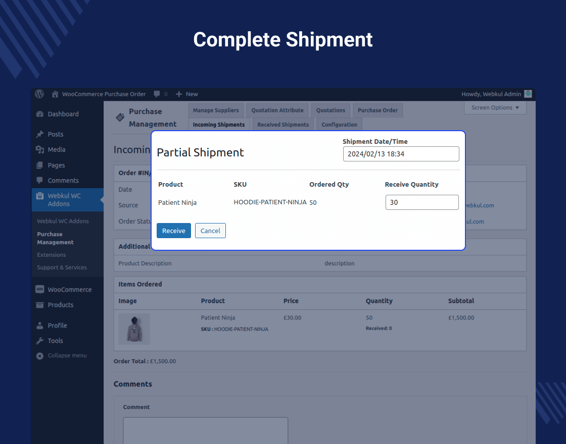 Purchase Order Plugin For Woocommerce By Webkul Codecanyon