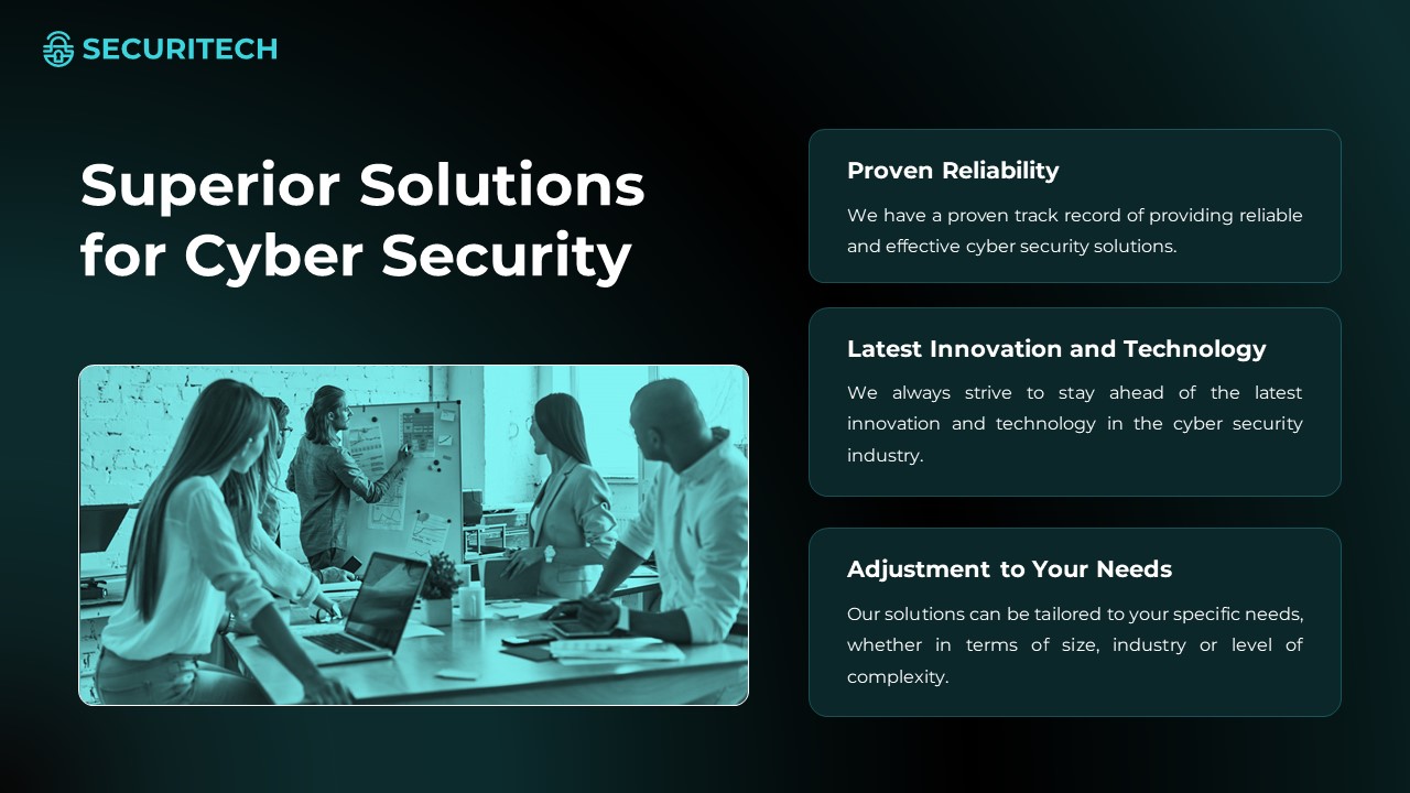 Securitech - Cyber Security Keynote Presentation Template, Presentation ...