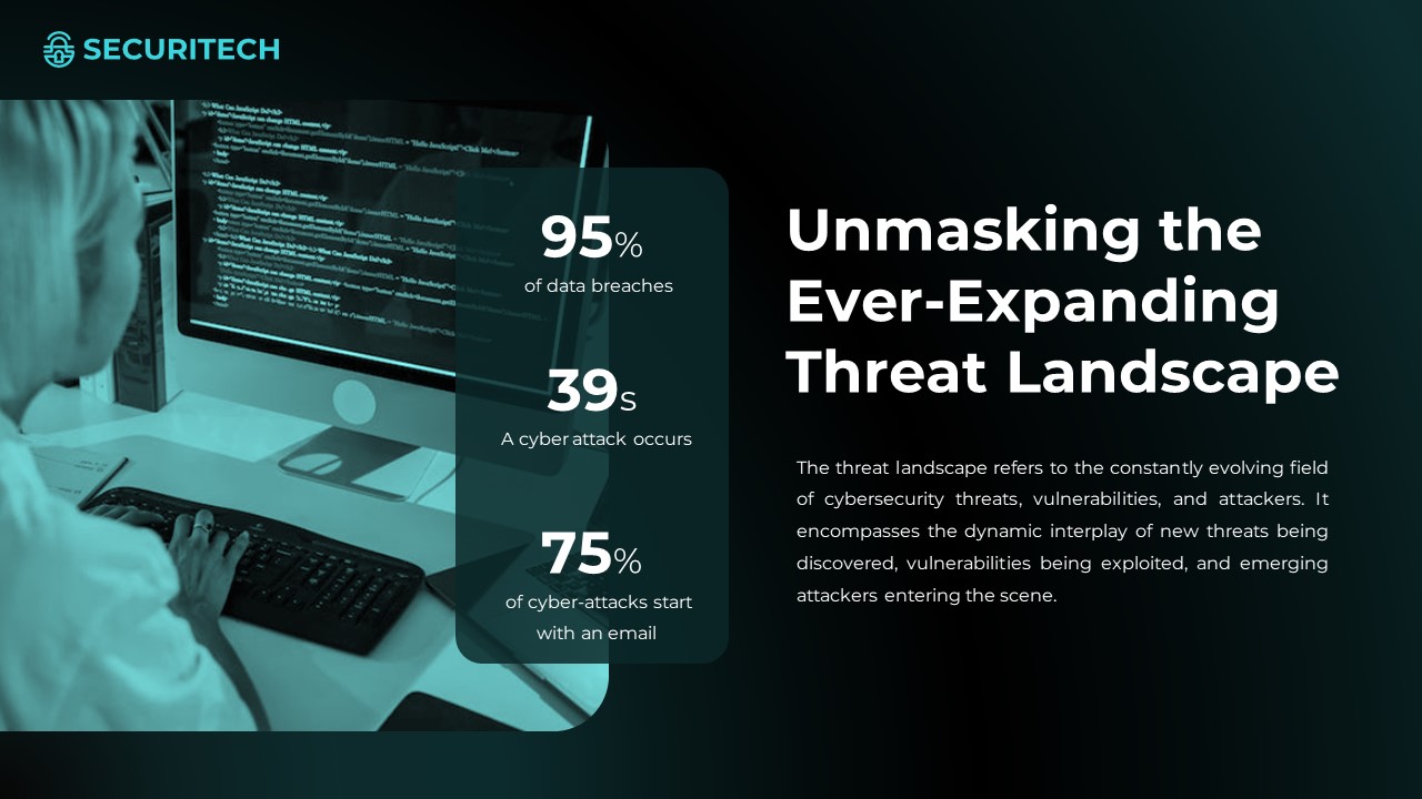 Securitech - Cyber Security Keynote Presentation Template, Presentation ...