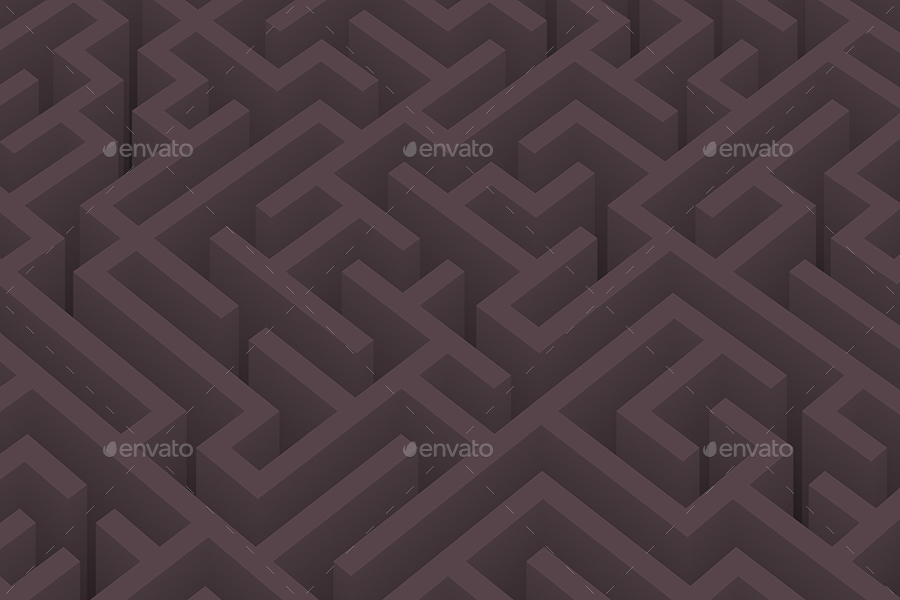 Isometric Maze Vector Backgrounds, Graphics | GraphicRiver