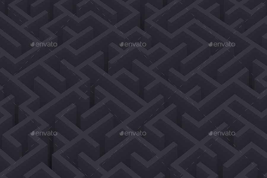 Isometric Maze Vector Backgrounds, Graphics | GraphicRiver