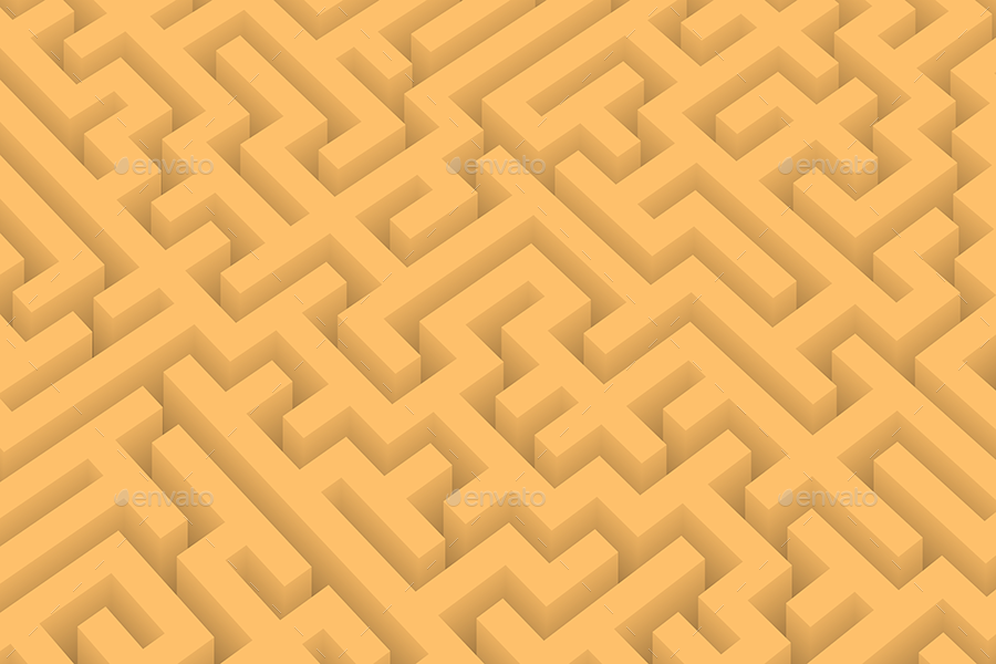 Isometric Maze Vector Backgrounds, Graphics | GraphicRiver